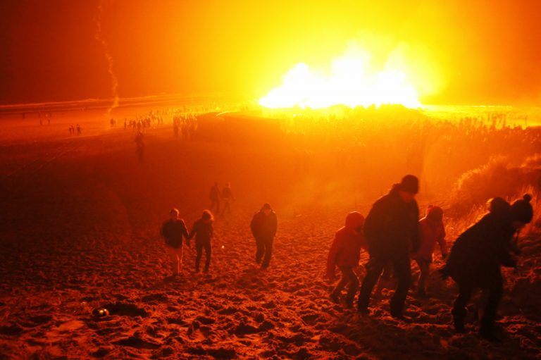 Ringing in the New Year: Holland's Biggest Bonfire